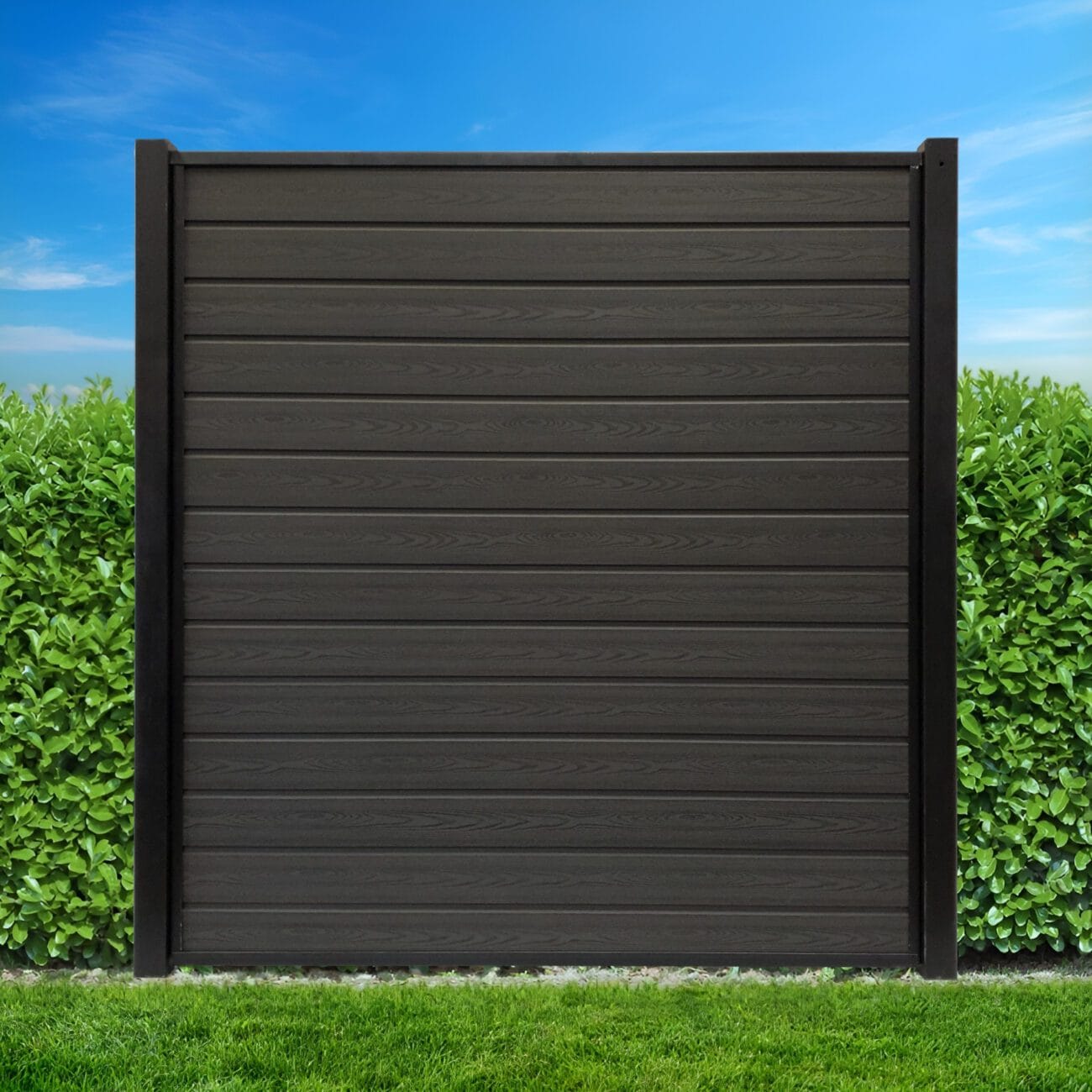 K2 KOMPOSIT hegn startfag, sort pulverlakeret stål med gråsort ...